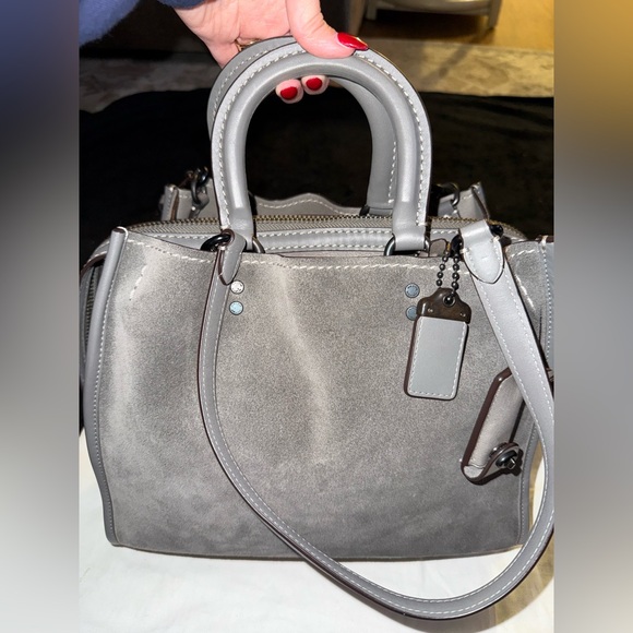 Coach | Bags | Coach 941 Rogue Grey Suede | Poshmark